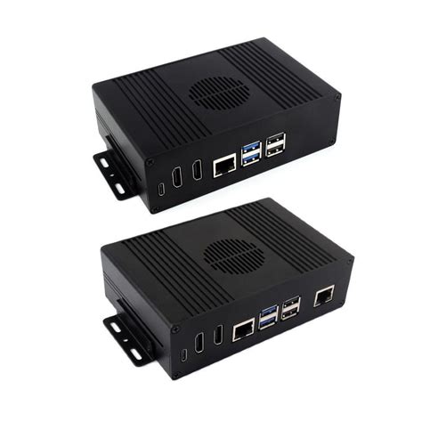 Metal Case With Pcie Expansion Board For Raspberry Pi 5