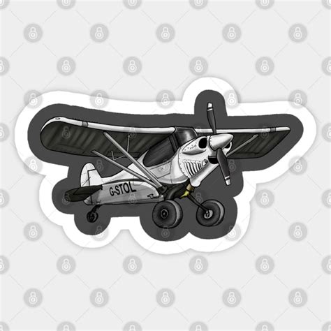 Piper Super Cub Stol Piper Cub Sticker Teepublic