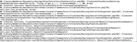 Php Getting A 500 Internal Server Error With Laravel Chat Web