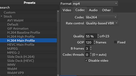 Fastest Export Settings Helphow To Shotcut Forum