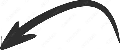 Vektorová Grafika „sketchy Drawing Arrow Vector Illustration White