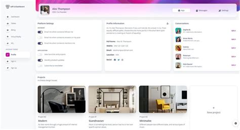 Soft Ui Dashboard Free Bootstrap 5 Design