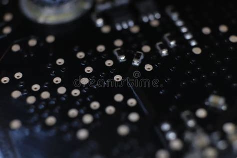 Microchip Macro Closeup Background Stock Image Image Of Macro Iron