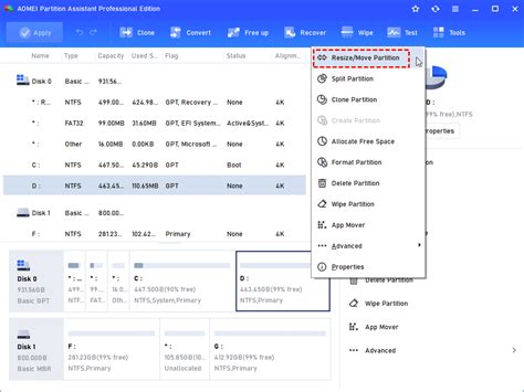 how do you resize ext4 partition in windows pc