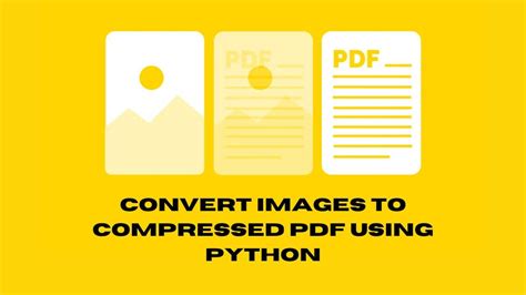 how to make a python script to convert images to pdf