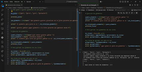 Cómo acceder a los elementos de una lista Blog de Daniel y Mia