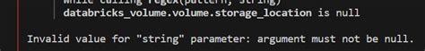 Issue Issue With `databricksvolume` `storagelocation` Attribute