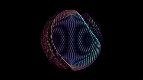 Looped Distortion Waves On Abstract Sphere Stock Footage Video 100 Royalty Free 1070023834