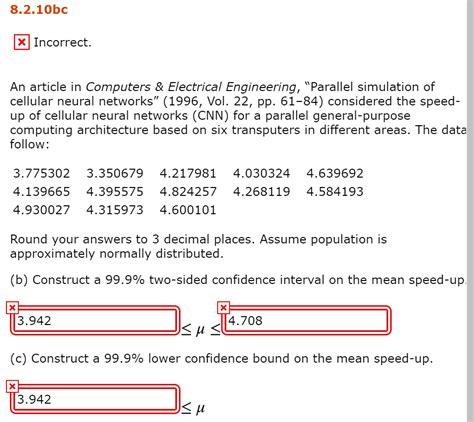 Solved 8 1 1abc For A Normal Population With Known Variance