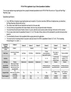 NYS 45 Web Application Copy Paste Spreadsheet Tax Ny Fill And