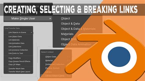 linking and unlinking objects blender youtube