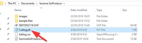 Info Goproduce How To Retrieve The Last Output Plt Plot Cut File From Goproduce Summa Support