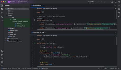 selenium intellij idea documentation