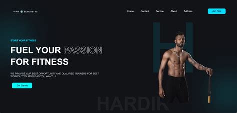 Araveti Vamsi On Linkedin Webdevelopment Gymlandingpage Codsoftinternship Fitness Github