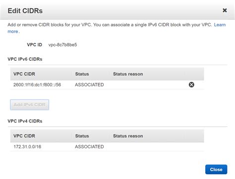 IPv6 With Amazon Web Services VPC And EC2 Edge Cloud