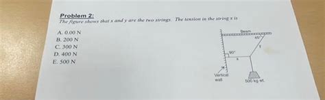 Solved Problem 2 The Figure Shows That X And Y Are The Two Chegg Com