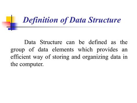 Introduction To Data Structure And Algorithm Ppt