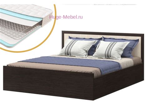 Купить кровать с матрасом фиеста эконом 140х200 недорого СПб