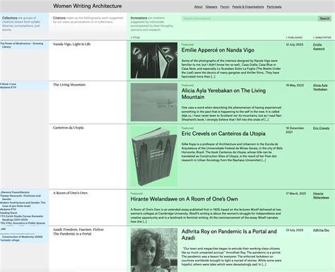 Women Writing Architecture Tack