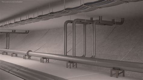 3d Two Level Tunnel Cross Section Turbosquid 2282731
