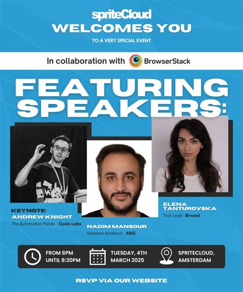 Spritecloud On Linkedin Spritecloud Browserstack Amsterdammeetup