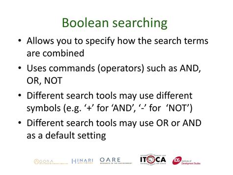 PPT Refining Improving Results Boolean Operators Truncation PowerPoint Presentation ID