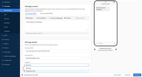 Scheduling Messages Messagemedia Scheduling Messages Messagemedia