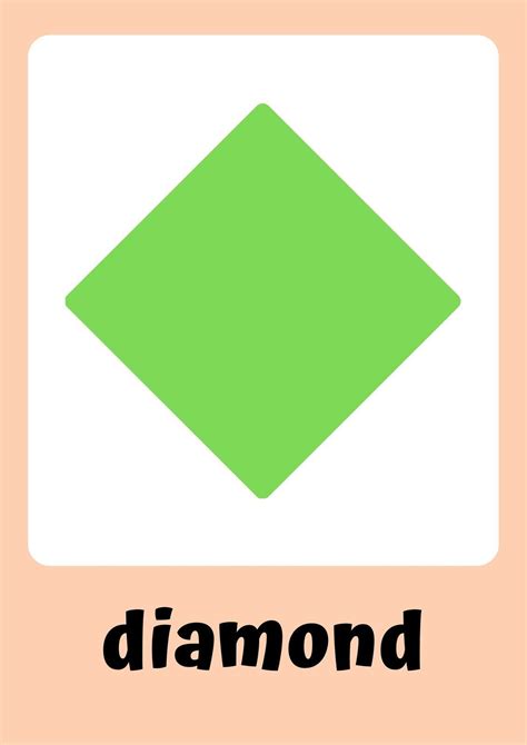 Illustrative And Colorful Shapes Flashcards Templates By Canva
