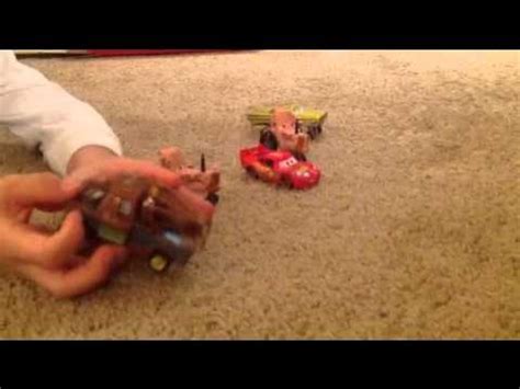 Disney Cars Unboxing Frank Tractor Tipping Playset Youtube