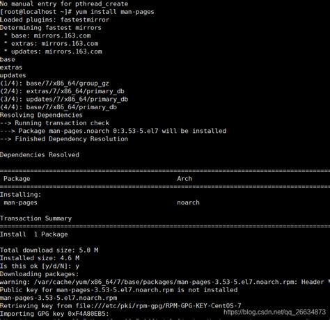 When Centos7 Uses The Man Search Command An Error Is Reported No