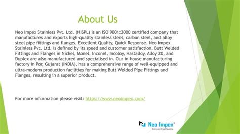 Difference Between Ltcs And Carbon Steel Flanges Ppt