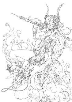 Sexy Line Drawing