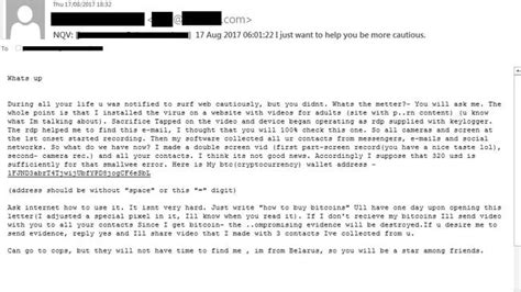 Email Scam Warning Porn Adult Dating Extortion Targeting Australians News Com Au Australia