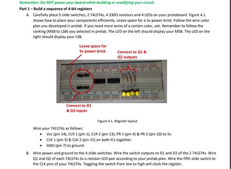 Solved Remember Do NOT Power Your Board While Building Or Chegg Com