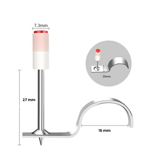 Jual 50pcs Paku Ramset Model U Round 73mm X 16mm 20mm 25mm Refill