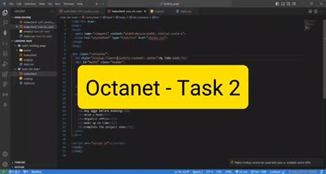 Vishal V D On Linkedin Internshiphighlight Octanet Octanet