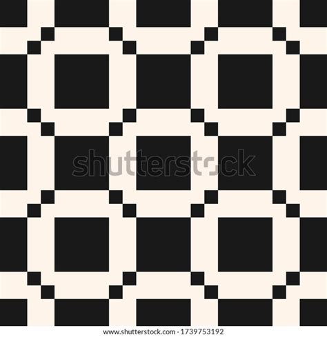 Vector Geometric Seamless Pattern Squares Grid Stock Vector Royalty Free Shutterstock