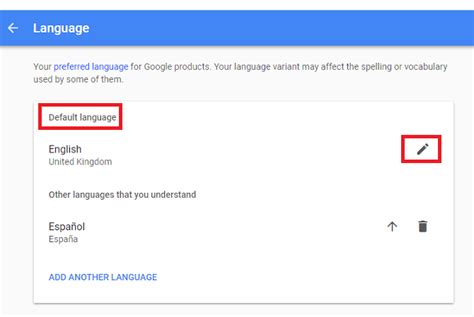 How To Change Language In Google