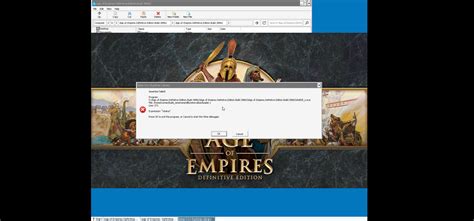 keep getting this error when trying to launch age of empires any idea