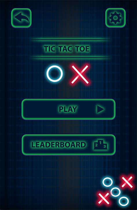 tic tac toe glow x o puzzle game apk для android — Скачать