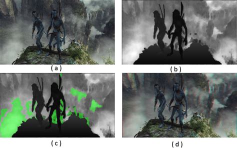 A Original Frame B Depth Map In Our System C Difference Between