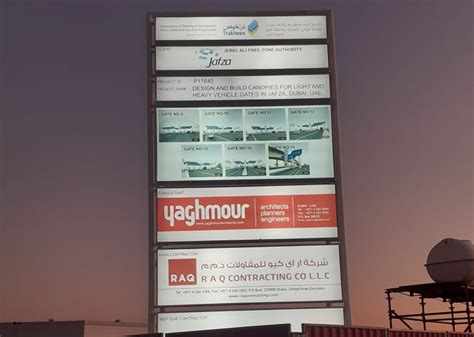 project signboard in abu dhabi igraphics