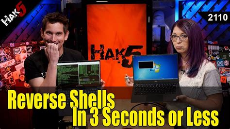 the 3 second reverse shell with a usb rubber ducky hak5