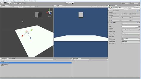 Unity 3d Tutorial For Programmers Part 2 Simple Objects And Physics Youtube