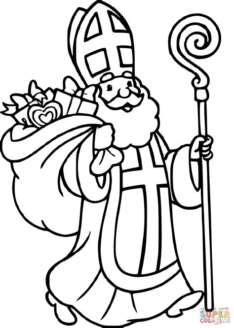 Saint Nicholas Coloring Pages