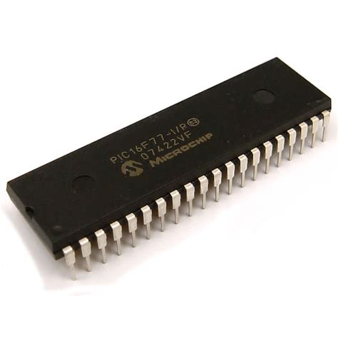 pic16f77 microcontroller robukart
