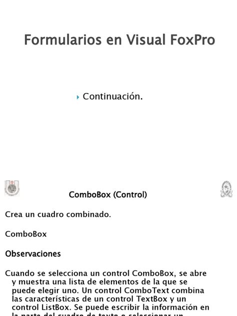 Pdf Unidad V 2 Formularios En Vfp 2014 Dokumentips