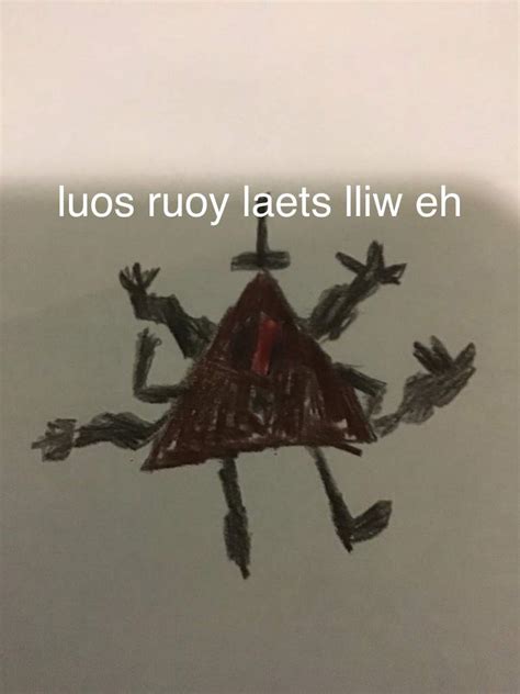 bill cipher my version added some backwards message biii cipher amino