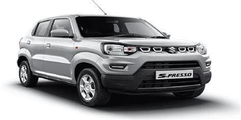 Maruti S Presso Vxi Price Features And Specs Petrol Variant Details