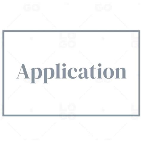 Application Word Logo